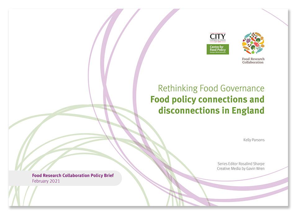 How connected is national food policy in England? Mapping cross ...